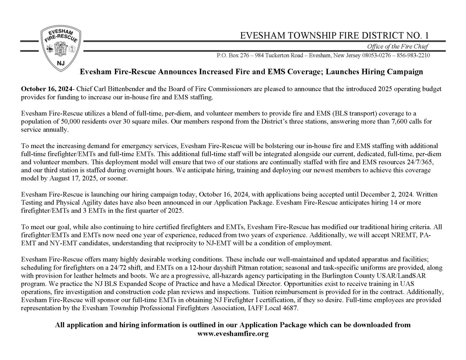 Evesham Fire-Rescue - Marlton, NJ